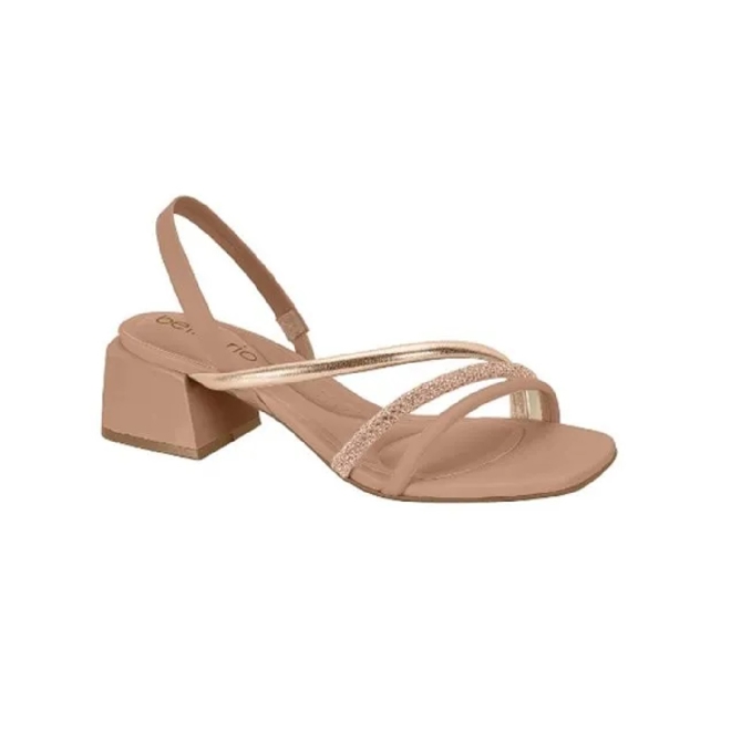 SANDALIA SALTO BAIXO BEIRA RIO 8423.217 8423.217 Sandália Salto Baixo ...